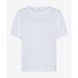 Brax Damen Shirt STYLE CAELEN, Weiß, Gr. 48