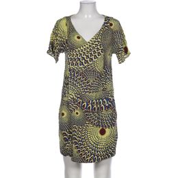 Antik Batik Damen Kleid, gelb