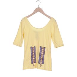 Love Moschino Damen T-Shirt, gelb, Gr. 42