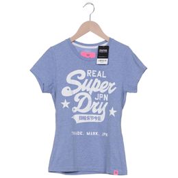 Superdry Damen T-Shirt, hellblau, Gr. 38
