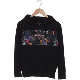 Superdry Damen Kapuzenpullover, schwarz