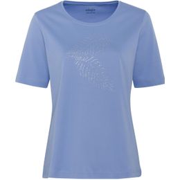 Adagio T-Shirt "Tula", Baumwolle, Strass, für Damen, blau, 38