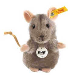 Steiff Kuscheltier "Piff Maus", 10 cm, grau