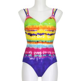 Sunflair® Badeanzug, Doppelträger, für Damen, mehrfarbig, 42E