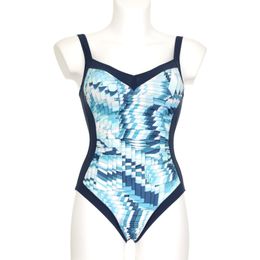 Sunflair® Badeanzug, tiefer Rückenausschnitt, für Damen, blau, 48C