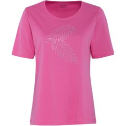 Adagio T-Shirt "Tula", Baumwolle, Strass, für Damen, pink, 46