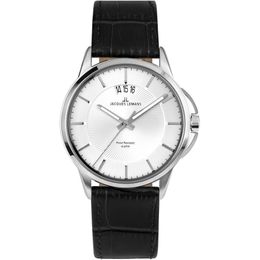 Quarzuhr Jacques Lemans "Sydney" Armbanduhren schwarz, silberfarben Herren Uhren
