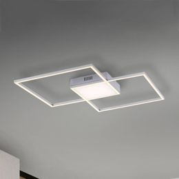 LED-Deckenleuchte Asmin, CCT, stahl, 60x60cm