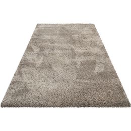 Hochflor-Teppich Esprit "YOGI" Teppiche Gr. B/L: 200 cm x 290 cm, 50 mm, 1 St., beige (sand) Esszimmerteppiche