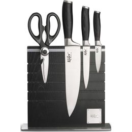 Feinkost Käfer Magnet-Messerblock KÄFER Messerblöcke schwarz Messerblock Messerblöcke mit Messer