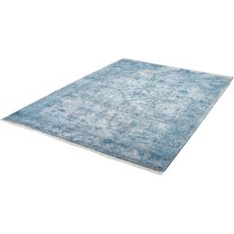 Teppich Obsession "My Laos 454" Teppiche Gr. B/L: 200 cm x 285 cm, 14 mm, 1 St., blau Esszimmerteppiche