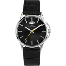 Quarzuhr Jacques Lemans "Sydney" Armbanduhren schwarz, schwarz Herren Quarzuhren