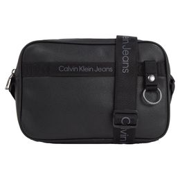 Mini Bag Calvin Klein Jeans "ULTRALIGHT DBLZIPCAMERA BAG26 PU" schwarz Damen Taschen