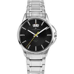 Quarzuhr Jacques Lemans "Sydney" Armbanduhren silberfarben, schwarz Herren Uhren