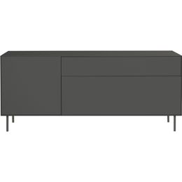 Lowboard LeGer Home by Lena Gercke "Essentials" Sideboards Gr. B/H/T: 167 cm x 72 cm x 42 cm, 2, grau (anthrazit) Lowboards