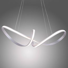 Paul Neuhaus LED-Pendelleuchte Melinda, 38W, dimmbar, stahlgrau