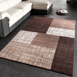 Teppich Paco Home "Mondial 105" Teppiche Gr. B/L: 160 cm x 230 cm, 13 mm, 1 St., braun Esszimmerteppiche