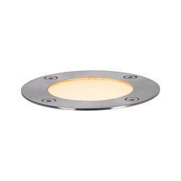 LED Einbauleuchte Paulmann "Plug & Shine Floor Basisset IP67 2200K 3x4,5W Anthrazit" Lampen Gr. Ø 9,8 cm Höhe: 9,2 cm, grau (anthrazit) Paulmann