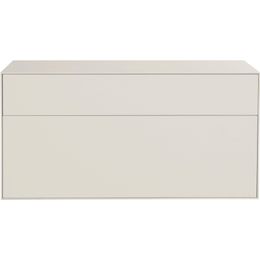 Lowboard LeGer Home by Lena Gercke "Essentials" Sideboards Gr. B/H/T: 112 cm x 56 cm x 42 cm, 2, grau (warmgrau) Lowboards