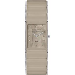 Quarzuhr Jacques Lemans "Dublin" Armbanduhren beige, silberfarben Damen Quarzuhren