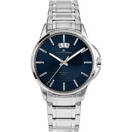 Quarzuhr Jacques Lemans "Sydney" Armbanduhren silberfarben, dunkelblau Herren Uhren