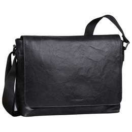 Messenger Bag Bruno Banani "Businesstasche in modernem look" schwarz Damen Taschen Handtaschen