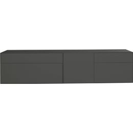 Lowboard LeGer Home by Lena Gercke "Essentials" Sideboards Gr. B/H/T: 239 cm x 56 cm x 42 cm, 4, grau (anthrazit) Lowboards