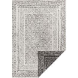 Teppich Home Affaire "Bernard" Teppiche Gr. B/L: 160 cm x 230 cm, 5 mm, 1 St., schwarz (schwarz, creme) Esszimmerteppiche