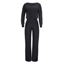 Jumpsuit WINSHAPE "JS101LSC" Gr. XS, Normalgrößen, schwarz Damen Overalls