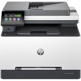 HP Multifunktionsdrucker "Color LaserJet Pro MFP 3302fdwg" Drucker schwarz-weiß (weiß, schwarz) Multifunktionsdrucker