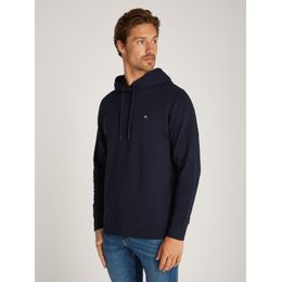 Sweatshirt Calvin Klein Jeans "CK EMBRO BADGE HOODIE" Gr. L, blau (night sky) Herren Sweatshirts