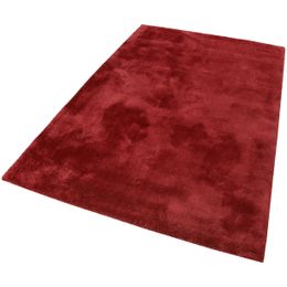 Hochflor-Teppich Esprit "Relaxx" Teppiche Gr. B/L: 120 cm x 170 cm, 25 mm, 1 St., rot Esszimmerteppiche