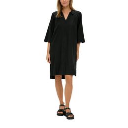 Midikleid s.Oliver Gr. 34, N-Gr, schwarz (black) Damen Kleider Freizeitkleider