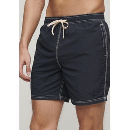 Badeshorts Superdry "VINTAGE RIPSTOP 17" SWIM SHORT" Gr. L, N-Gr, blau (eclipse navy) Herren Badehosen Herrenbademode