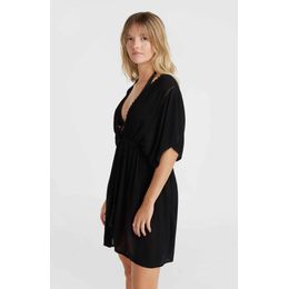 O`Neill Strandkleid O'NEILL "ESSENTIALS MONA BEACH COVER UP" Gr. S, N-Gr, schwarz (black out) Damen Kleider Strandkleider