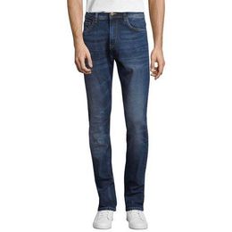 Tom Tailor 5-Pocket-Jeans Josh in Used-Waschung, blau