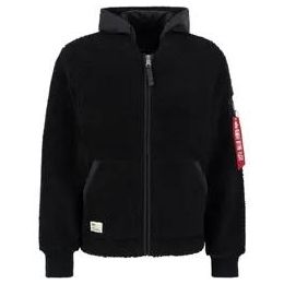 Bomberjacke Alpha Industries "Alpha Industries Men - Bomber Jackets Teddy Nylon ZH Jacket" Gr. XL, schwarz Herren Jacken