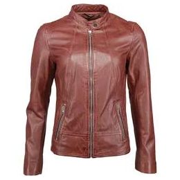 Lederjacke JCC "31024045" Gr. 40, rot (bordeaux) Damen Jacken