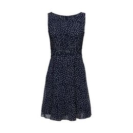 Esprit Collection Midikleid Recycelt: Chiffon-Kleid mit geraffter Taille