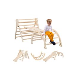 Randaco Klettergerüst Kletterdreieck Kletterdreieck Indoor Holzspielzeug für Kinder