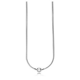 Pandora Kette ohne Anhänger 590742HV Halskette mit Kugelverschluss Damen Sterling-Silber 40 cm