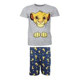 Disney Schlafanzug König der Löwen Simba Kinder kurzarm Pyjama Shirt Shorts Gr. 98 bis 128