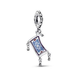 Pandora Charm-Einhänger Disney 792346C01 Charm-Anhänger Damen Aladdin Fliegender Teppich Silb