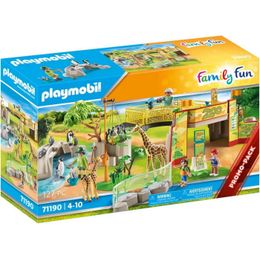 Playmobil® Konstruktions-Spielset Mein großer Erlebnis-Zoo (71190)