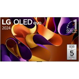 F (A bis G) LG OLED-Fernseher "OLED55G48LW" Fernseher schwarz LED Fernseher