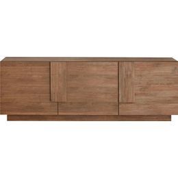 Lowboard Inosign "Jupiter Lowboard" Sideboards Gr. B/H/T: 181 cm x 63 cm x 44 cm, braun (mercure nb holzstruktur) Lowboards