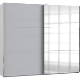 Schwebetürenschrank wimex "Level by fresh to go" Schränke Gr. B/H/T: 250 cm x 216 cm x 65 cm, 2 St., weiß (weiß, light grey) Schranksysteme und Schrankserien