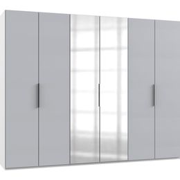 Kleiderschrank wimex "Level by fresh to go" Schränke Gr. B/H/T: 300 cm x 236 cm x 58 cm, 6 St., weiß (weiß, light grey) Kleiderschränke