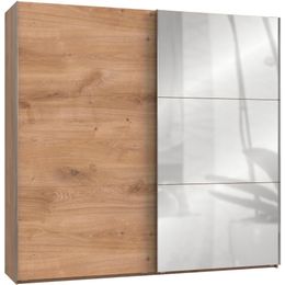 Schwebetürenschrank wimex "Level by fresh to go" Schränke Gr. B/H/T: 250 cm x 236 cm x 65 cm, 2 St., braun (plankeneichefarben) Schranksysteme und Schrankserien