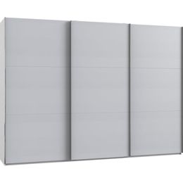 Schwebetürenschrank wimex "Level by fresh to go" Schränke Gr. B/H/T: 300 cm x 216 cm x 65 cm, 3 St., weiß (weiß, light grey) Schranksysteme und Schrankserien